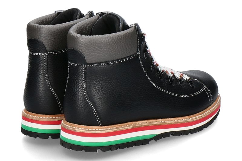 Oscar Sport Men's Lace-Up Boots Lined ARIEL ITALIA - black